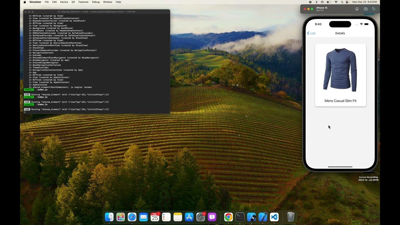 Simple shared element transition using react-navigation l shared animation #urdu #tutorial - YouTube