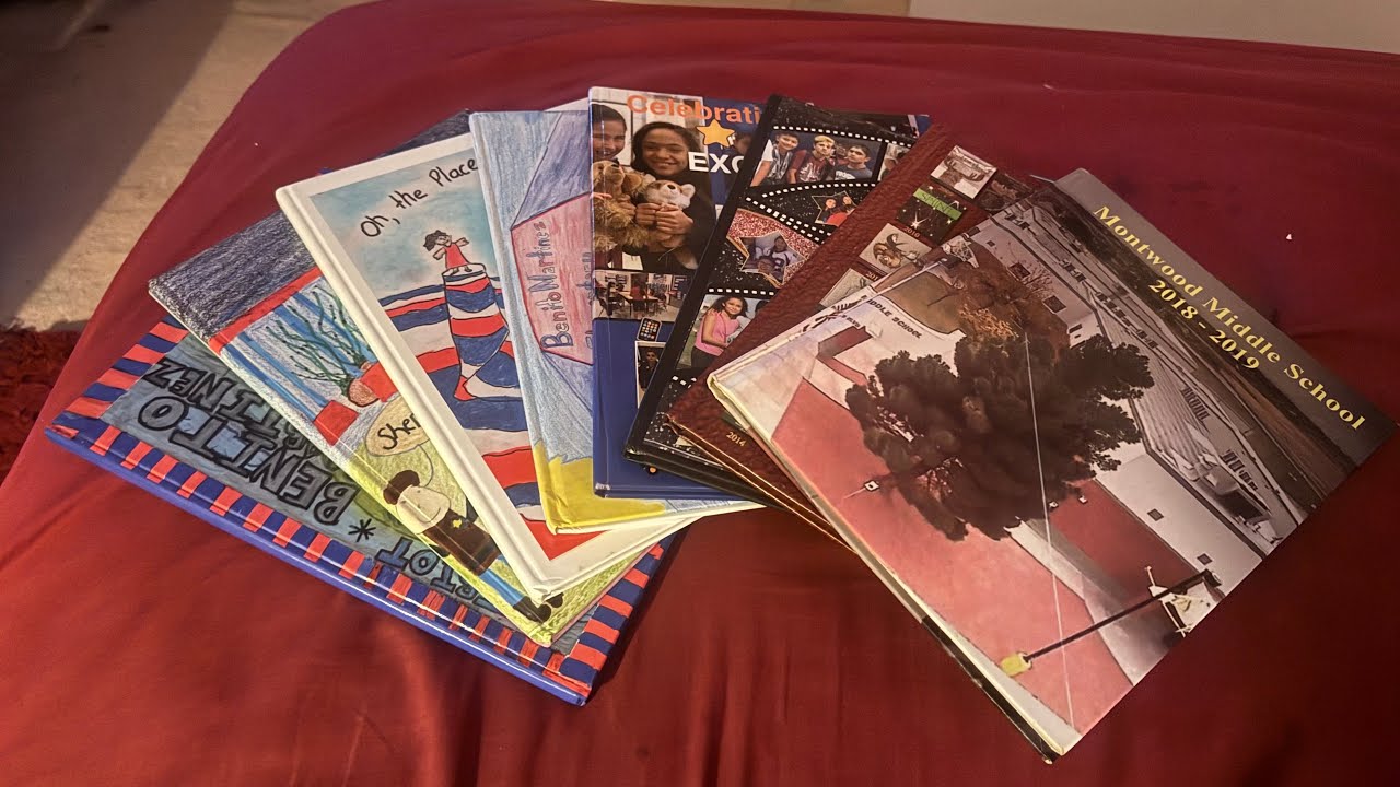 Browsing My Various School Yearbooks In 2024 - YouTube