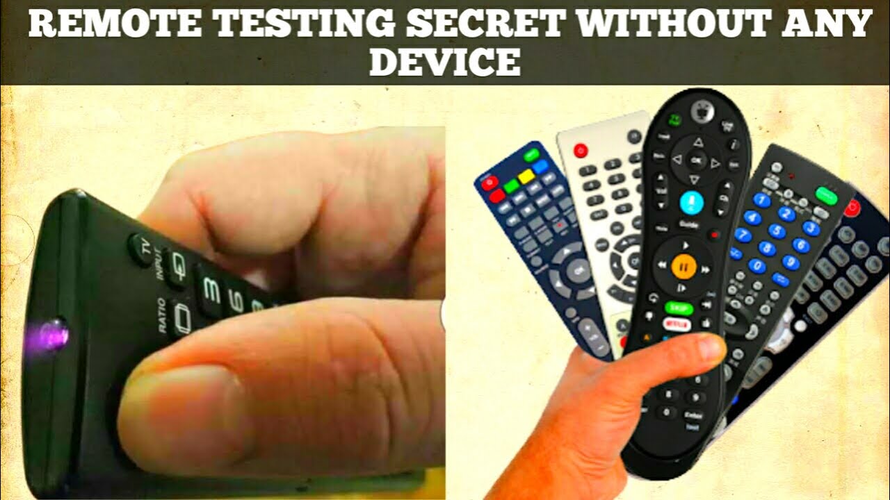 REMOTE TESTING WITHOUT ANY DEVICE | REMOTE TESTER | IR REMOTE TESTING ...