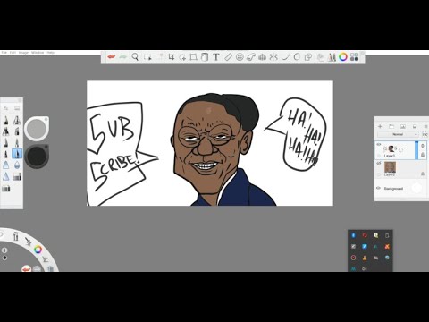 HOW TO DRAW RAMAPHOSA IN THE MALUME$ CARTOON STYLE. #art #subscribe # ...