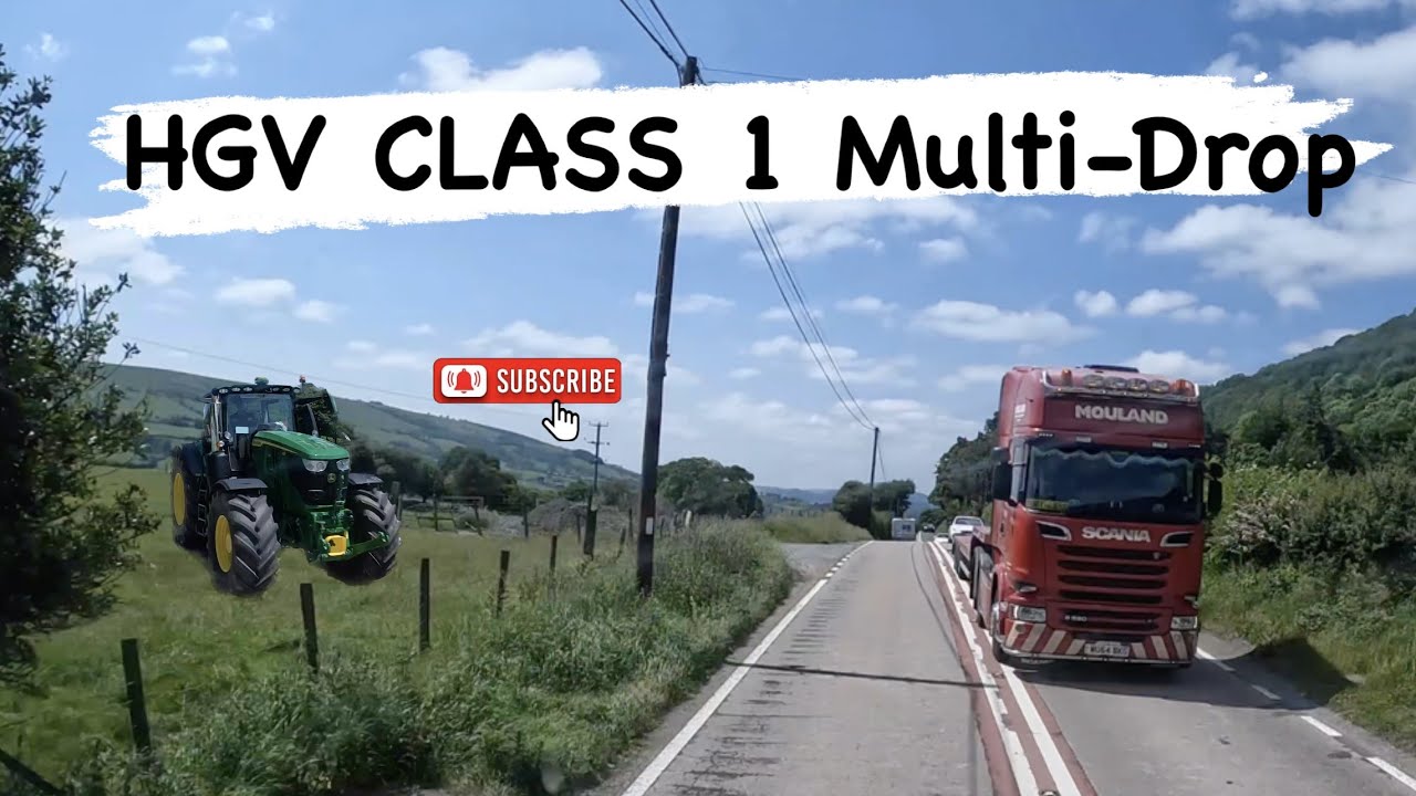 HGV CLASS 1 MULTI-DROP DELIVERY IN UK | ENGLAND PUNJABI TRUCK DRIVER ...