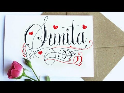 Sunita name calligraphy (calligraphy writer's)||Sunita stylish font ...