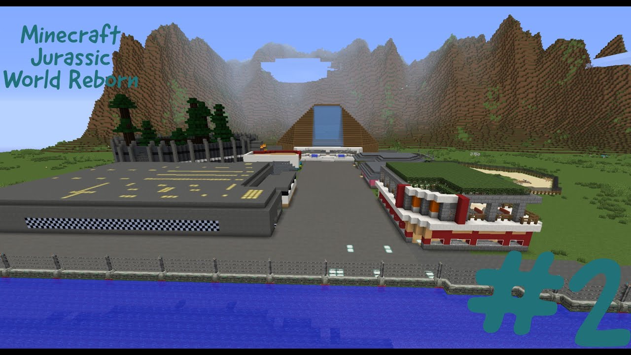 Minecraft Jurasisc World Reborn #2 pachycephalosaurus arena - YouTube