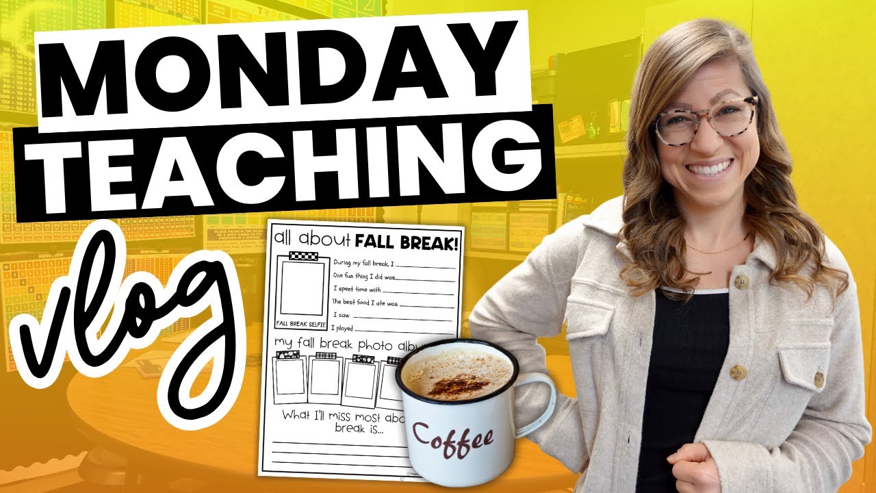 First Day Back After Fall Break | A Day In My Life As A Teacher VLOG ...