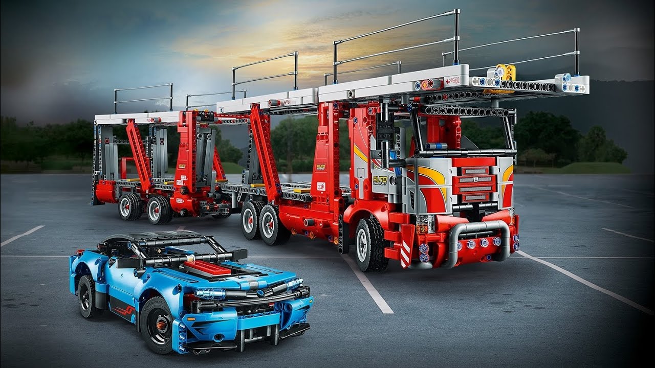 Lego Technic 42098 car transporter Hyperlapse Part 1... - YouTube