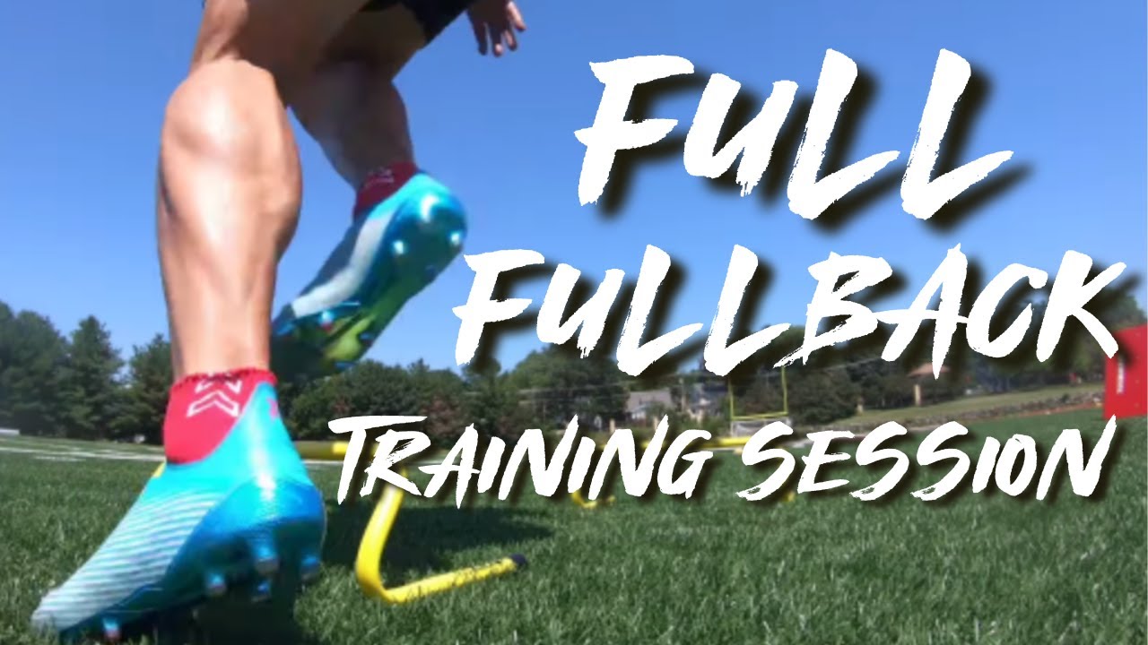 FULL FULLBACK TRAINING SESSION - YouTube