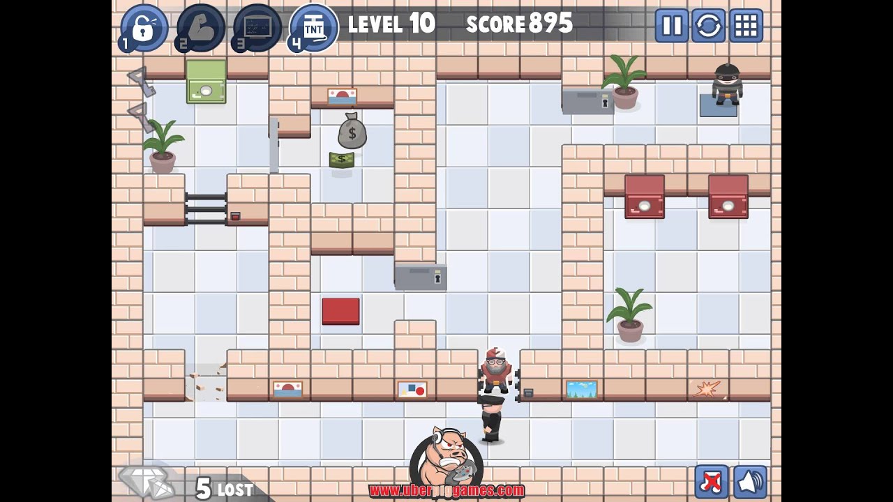 Team of Robbers 2 -- Level 10 Walkthrough - YouTube