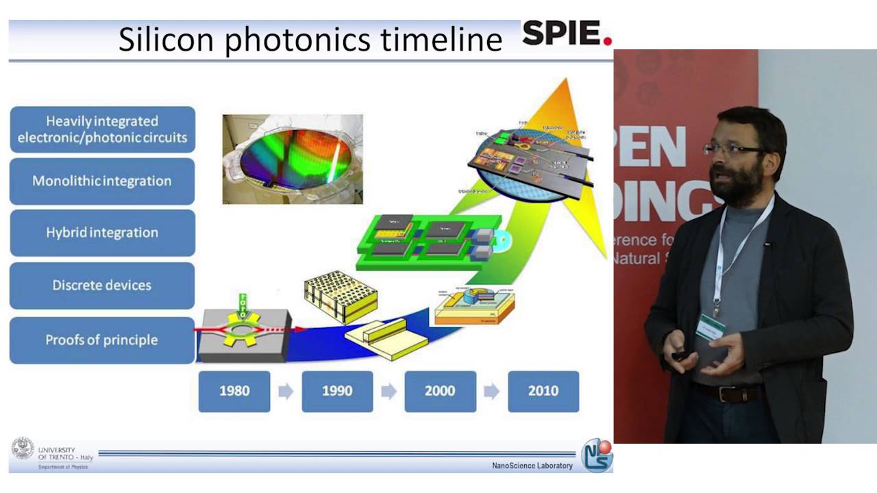 "Silicon Nanocrystals as Enabler for Silicon Photonics", Lorenzo Pavesi ...