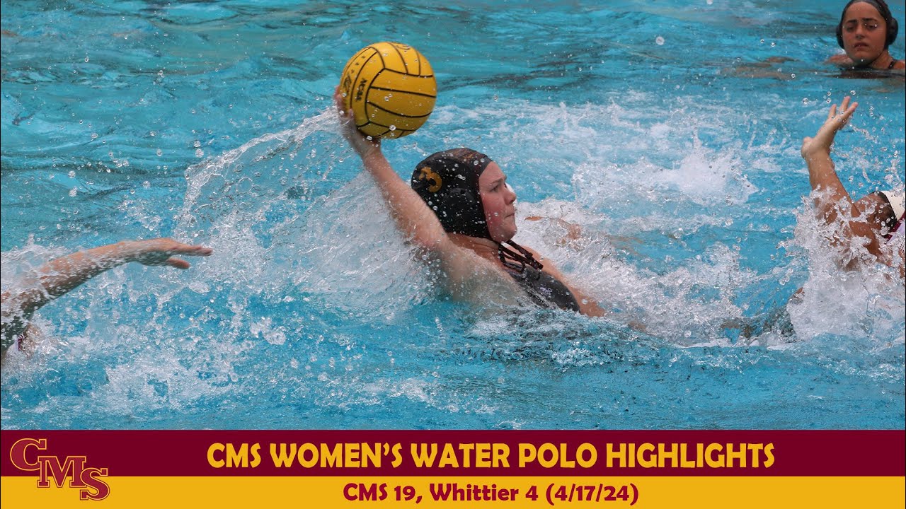 CMS Women's Water Polo Highlights vs. Whittier - YouTube