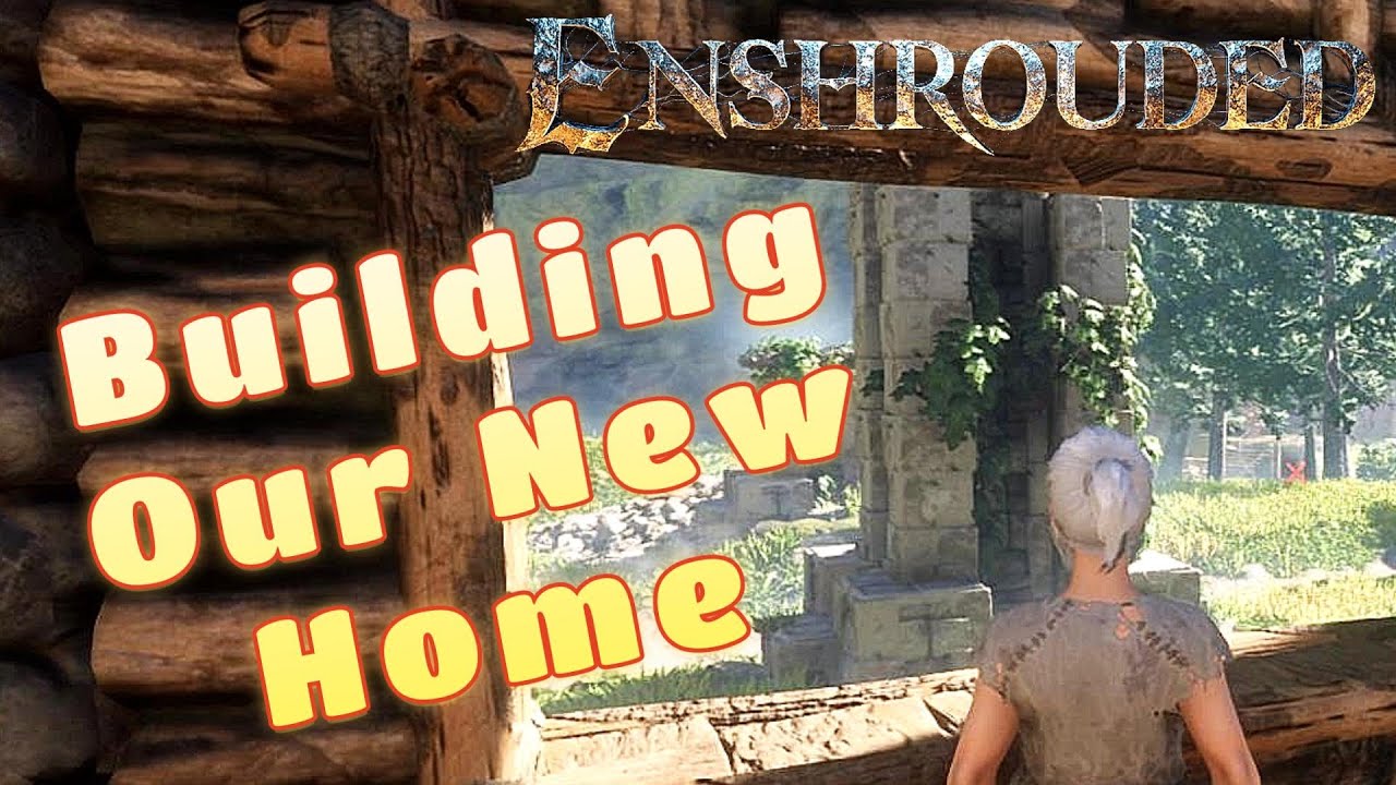 Let's Build Our First House- Walls, Floors & Pillars - Enshrouded - YouTube