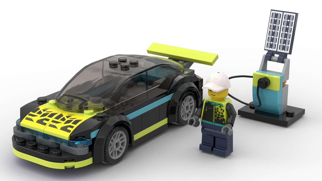 Lego 60383 Electric Sports Car Speed Build Studio Bricklink LDD by ...