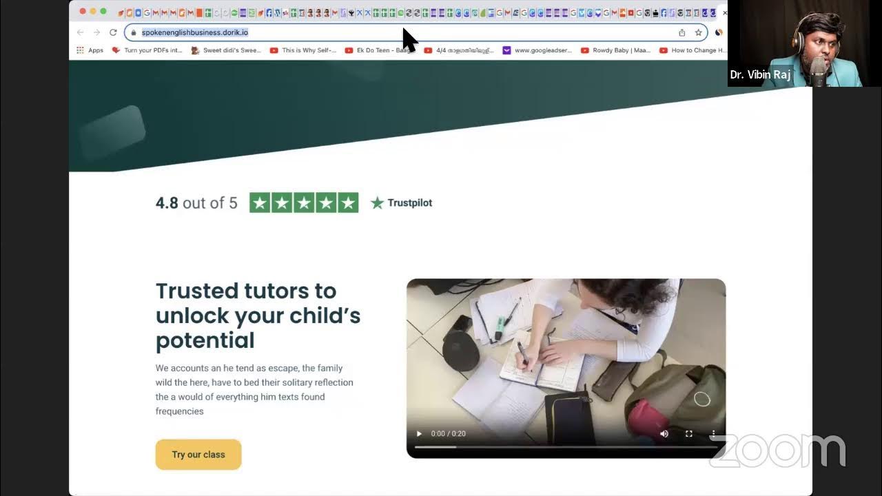 How to create landing page for your business - YouTube