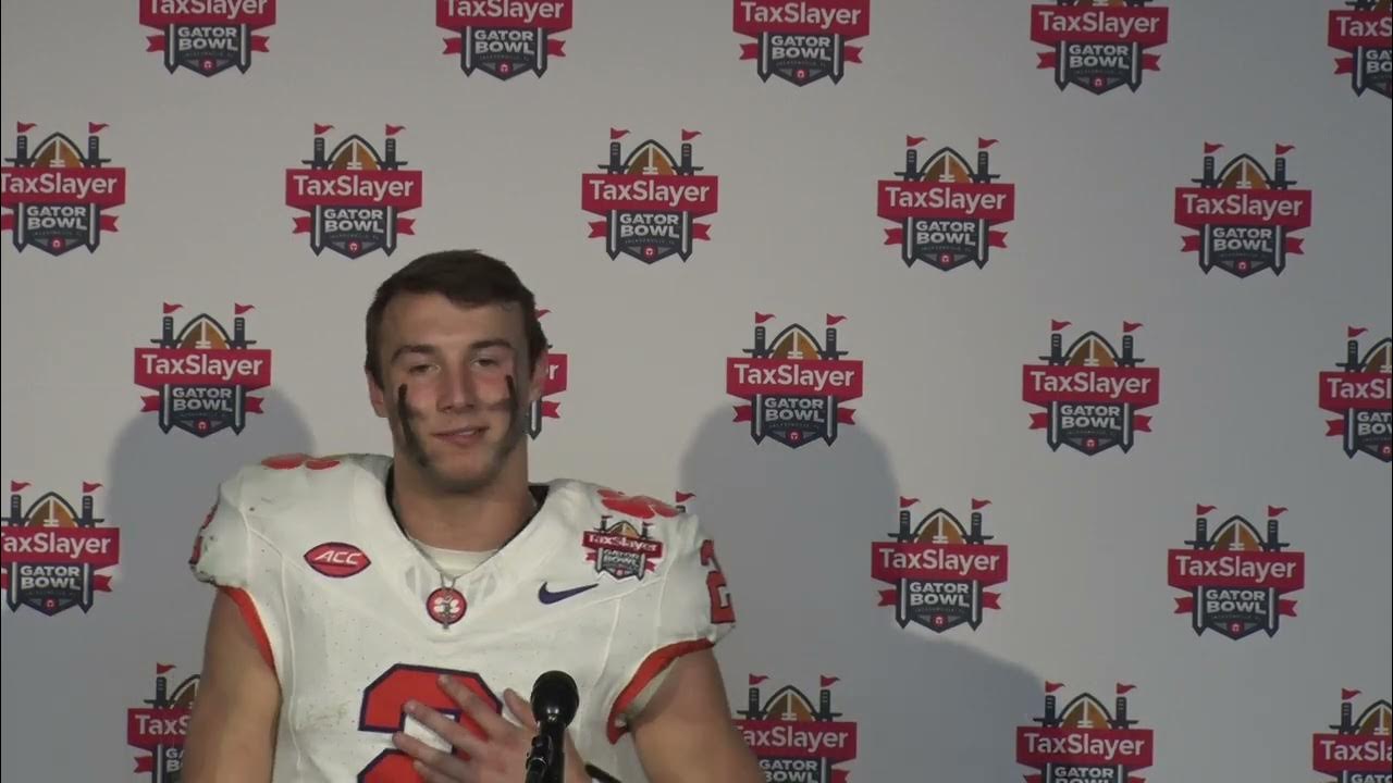 Cade Klubnik Press Conference After Gator Bowl Win - YouTube