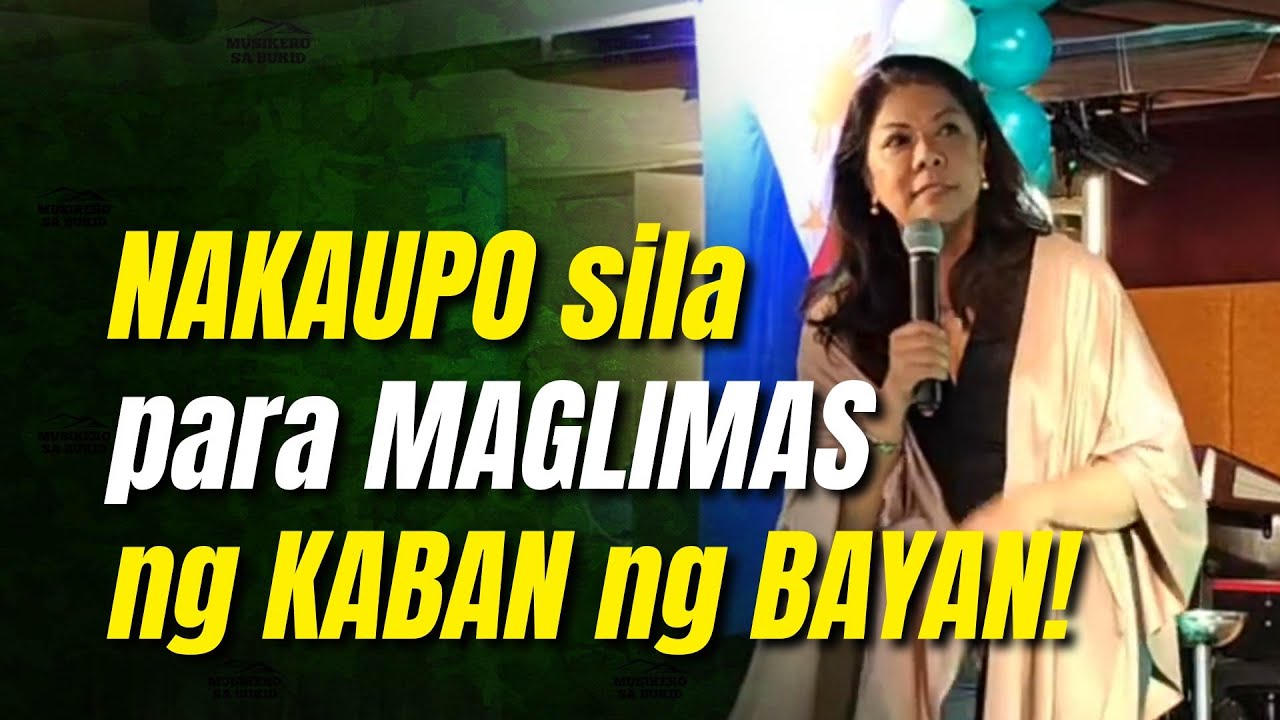 NAKAUPO sila ngayon para MAGLIMAS ng KABAN ng BAYAN! Doc. Lorraine ...