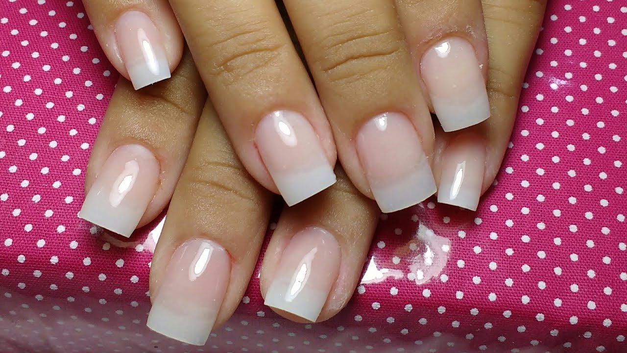 UNHAS DE GEL SOBRE TIPS Fácil e Rápido! - YouTube