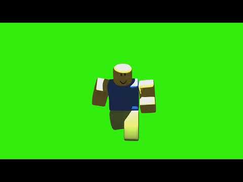 Running noob green screen - YouTube