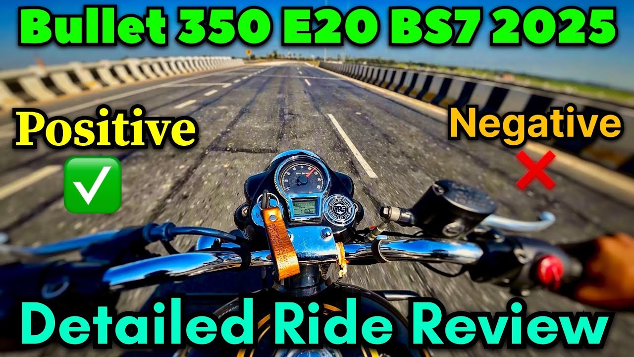 2025 Bullet 350 Bs7 Detailed Ride Review || Pros Cons And Specs || # ...