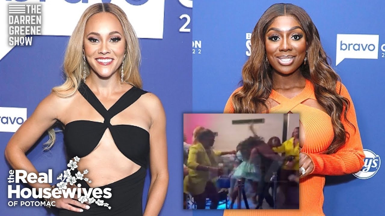 RHOP Friends Of Wendy & Ashley Darby(Deborah & Keiana) FIGHTS During Taping - YouTube