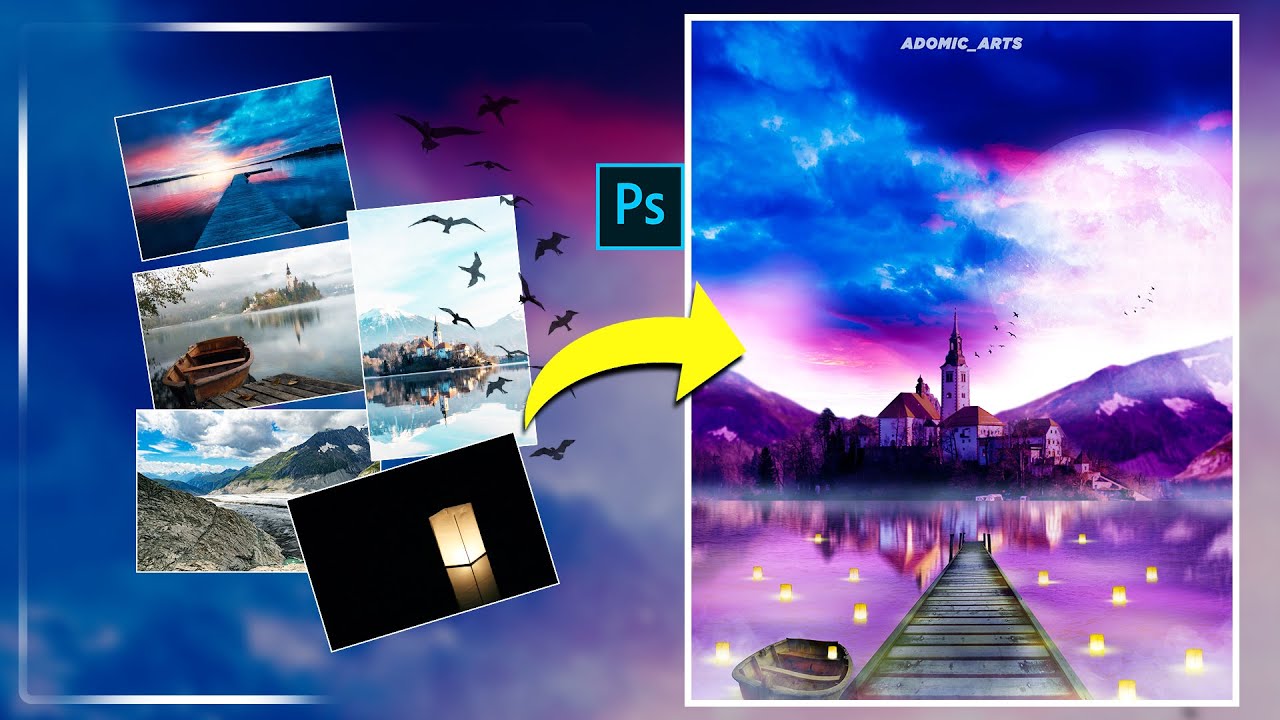 The Epic environment in our mind in Photoshop Manipulation | Speed art ...