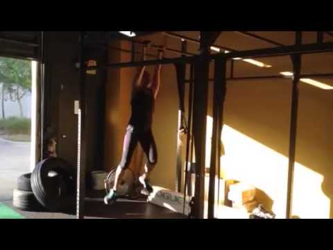 Ashley dominating the Monkey Bars