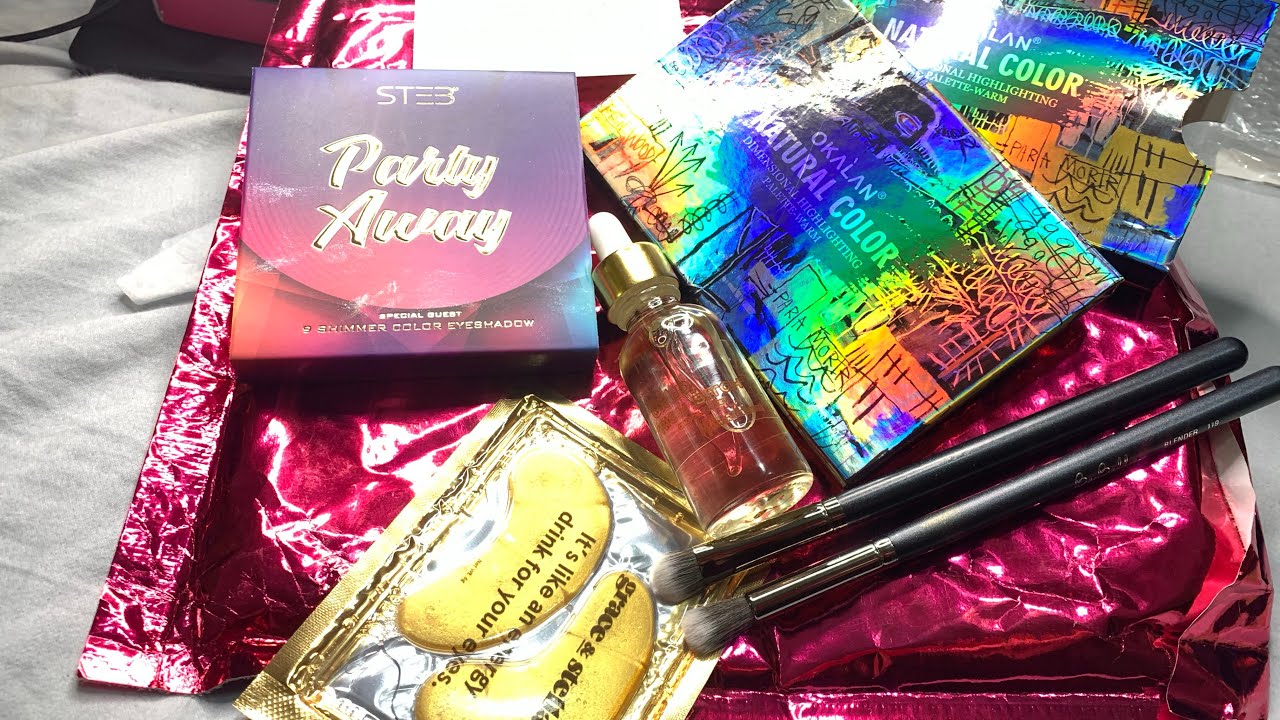 Unboxing Glow Addict Beauty Box March 2020 - YouTube