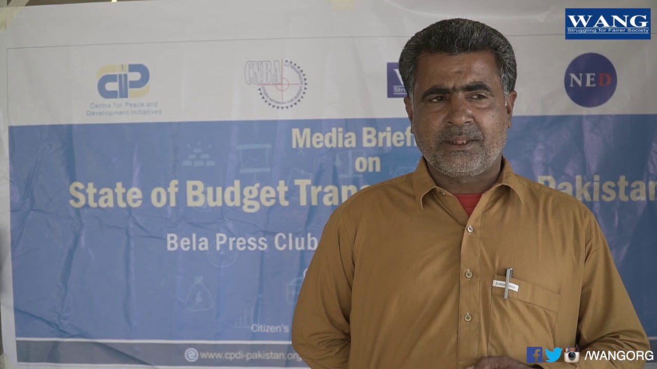 Journalist sharing his views | Media briefing on State of Budget ...