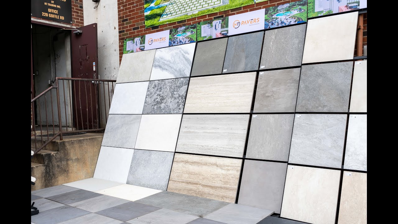 Tower Display by NT Pavers: Showcasing Porcelain and Natural Stone ...