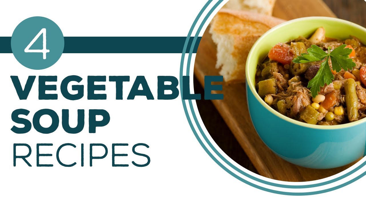 Full Episode Fridays: Soup's On - 4 Vegetable Soup Recipes - YouTube