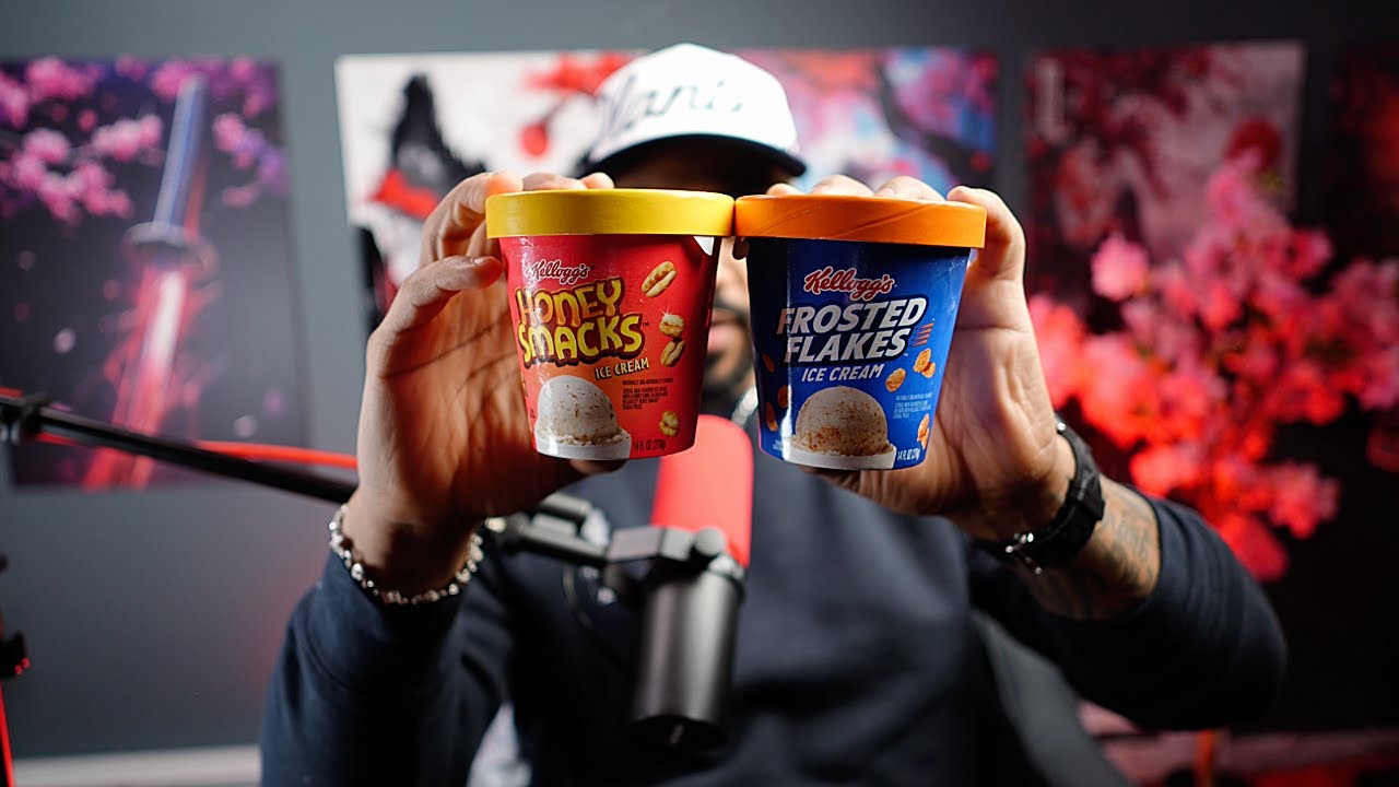 Trying EVERY Kellogg's Ice Cream Flavor - YouTube