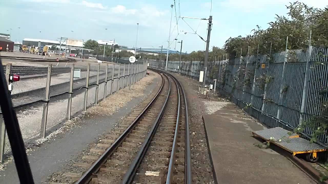 London Underground S7 Stock cab ride on the Bombardier Plant Derby Test ...