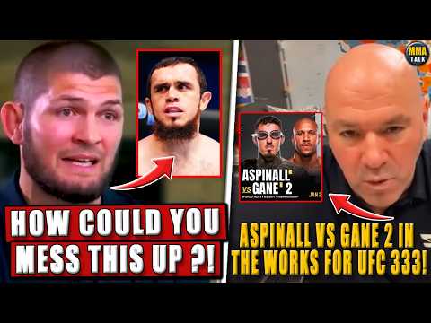 Khabib CRITICIZES Chanco for Missed Takedown! Tom Aspinall vs. Ciryl Gane 2 in the Works for UFC 333