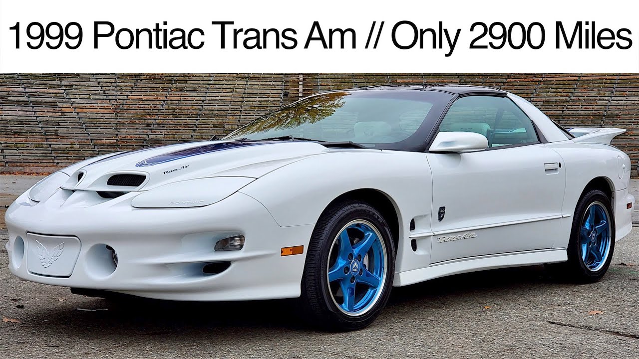 1999 Pontiac Firebird Trans Am // Only 2900 Miles!! - YouTube
