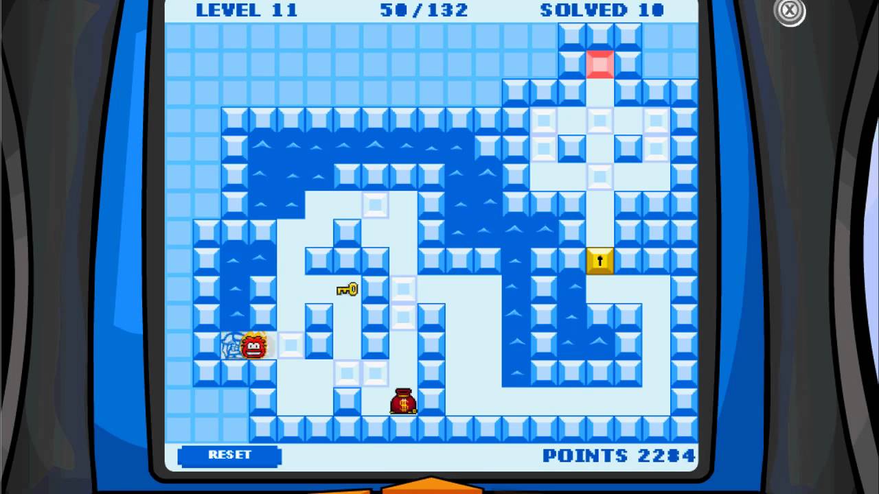 Club Penguin Thin Ice Level 11 Cheats - YouTube