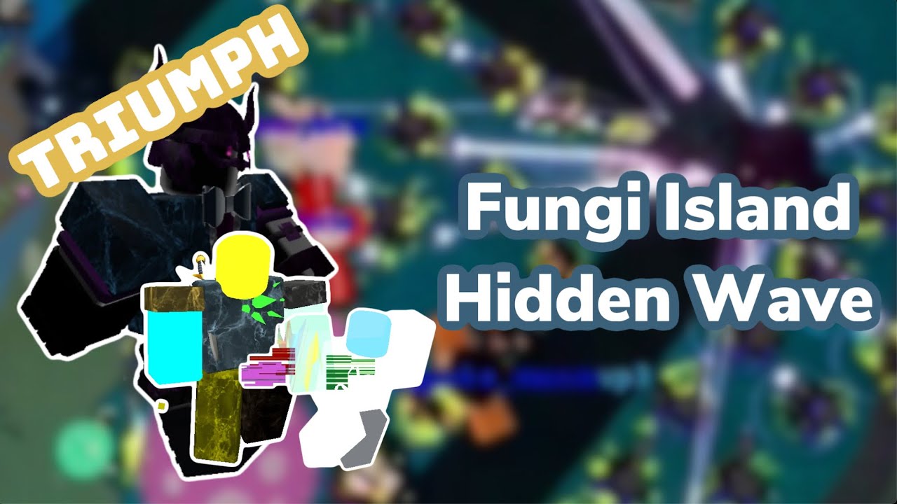 Tower Defense Simulator | Fungi Island Hidden Wave (TRIUMPH!) - YouTube
