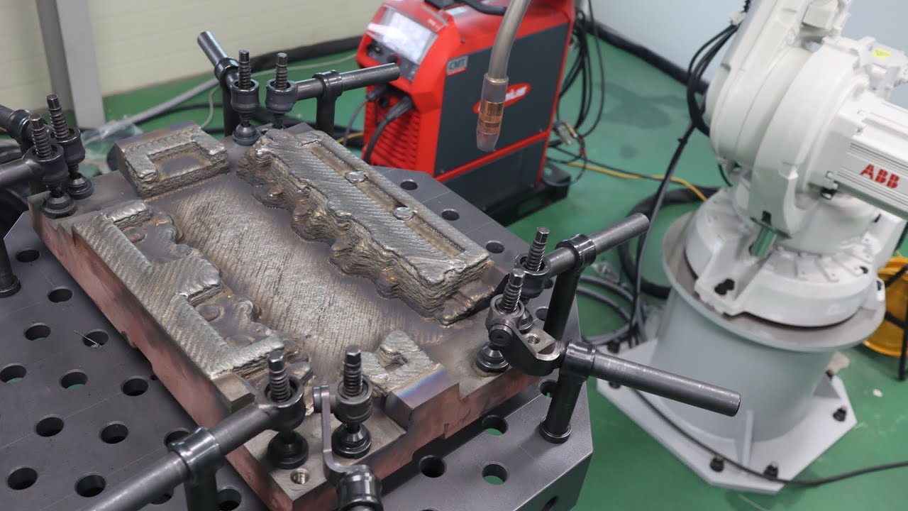 Cylinder head mold 적층 - YouTube