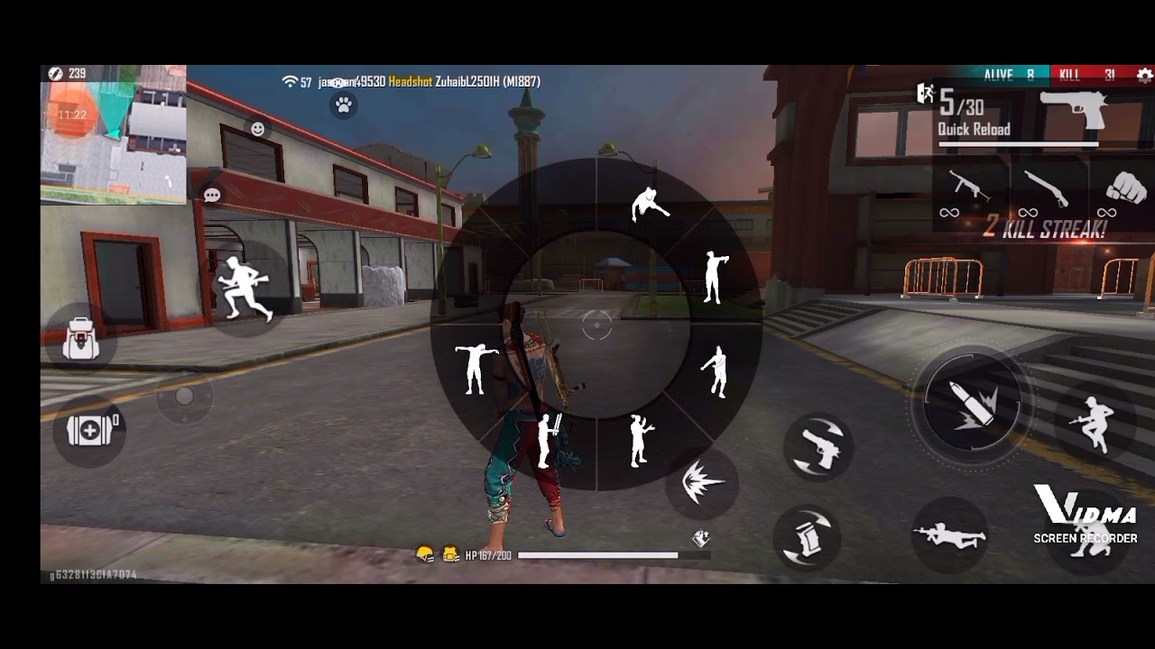 PUSH UP EMOTE ONE TAP TRAINING HEADSHOT WITH SANDEEPFF - YouTube