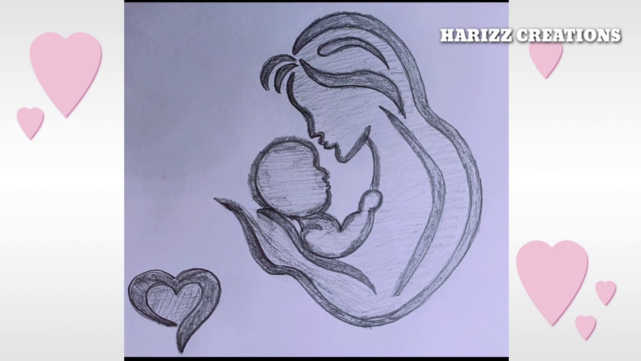HOW TO DRAW PURITY OF LOVE MOTHER - YouTube