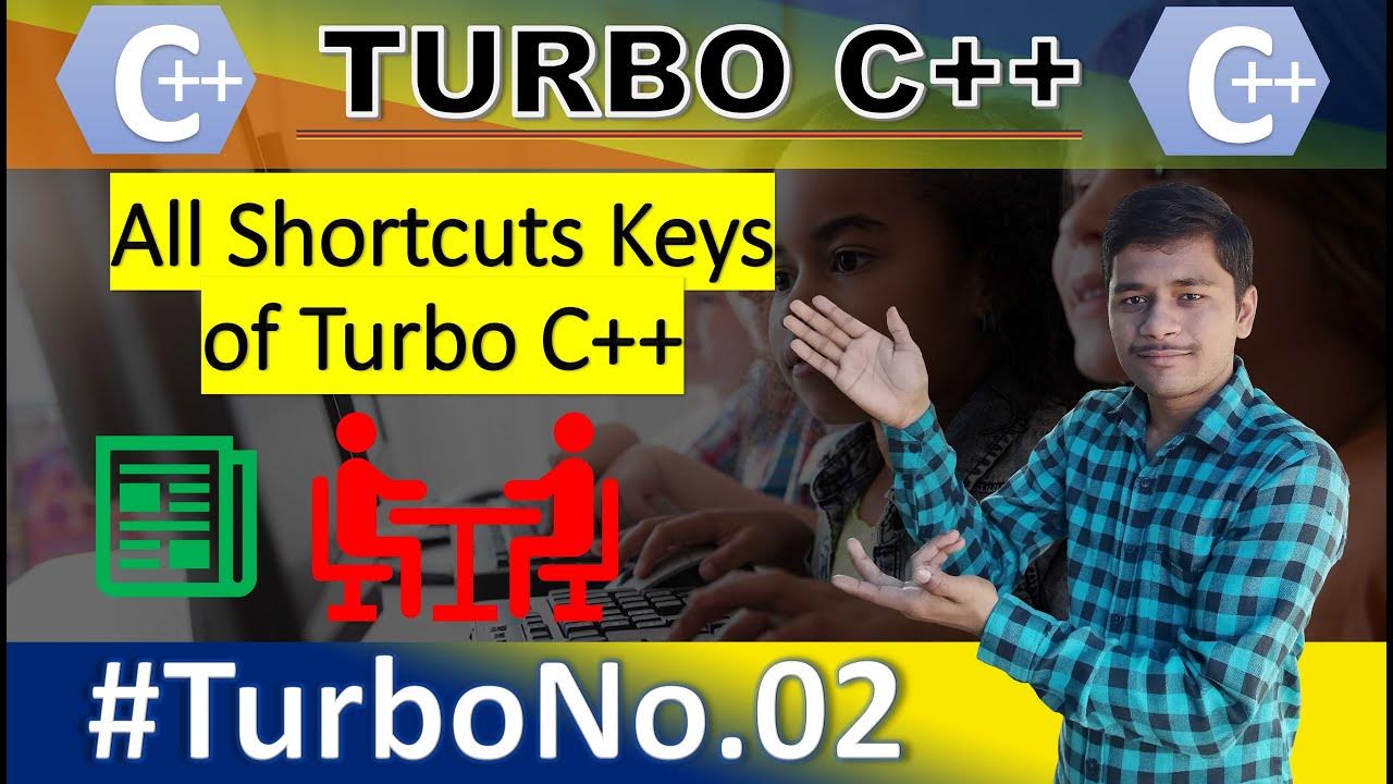 Turbo C++ Shortcut Keys | shortcut keys in turbo c++ | Turbo C++ 02 ...