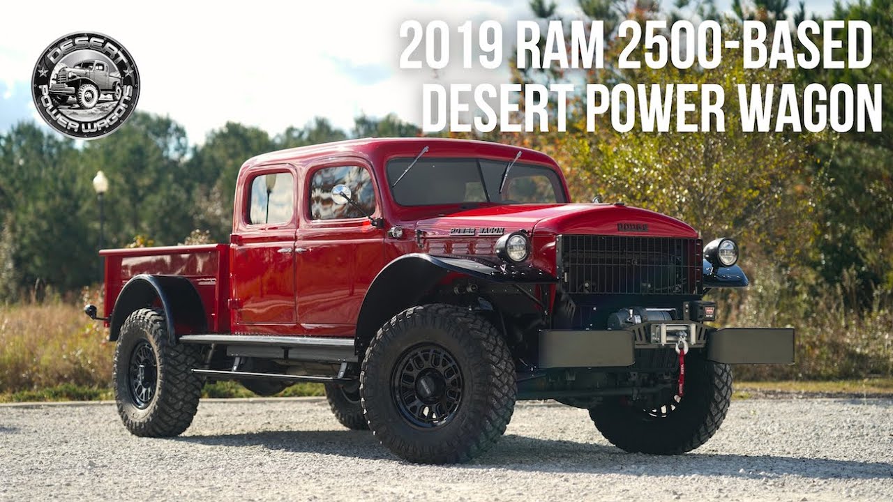 2019 Ram 2500 6.7L Cummins Based 1950s Power Wagon by Desert Power ...