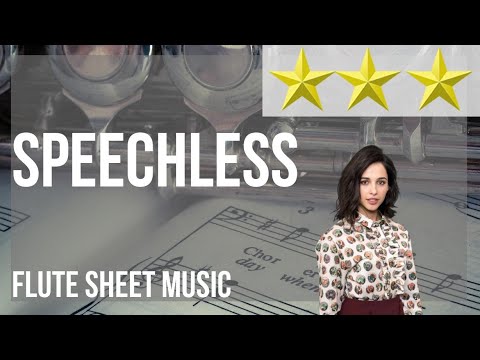 Flute Sheet Music: How to play Speechless by Naomi Scott - YouTube