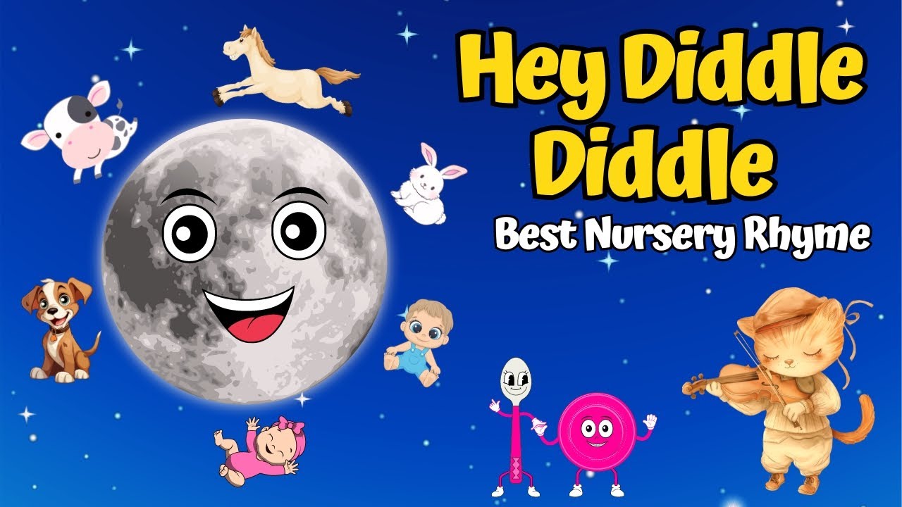 : 🎶 Hey Diddle Diddle | Nursery Rhymes & Kids Songs | Fun Animal Songs ...