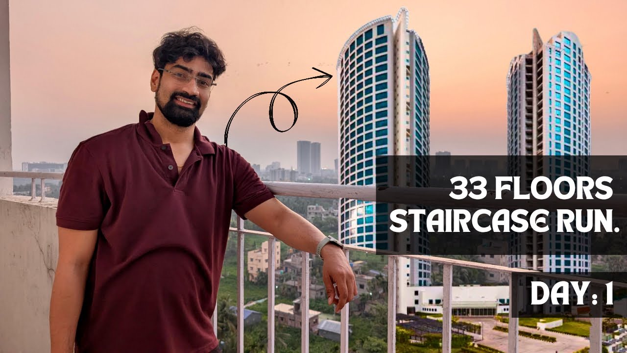 Westin Staircase Challenge Day 1 | 33 Floors Training | 16x3 Climb ...