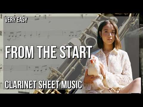 SUPER EASY Clarinet Sheet Music: How to play From the Start by Laufey ...