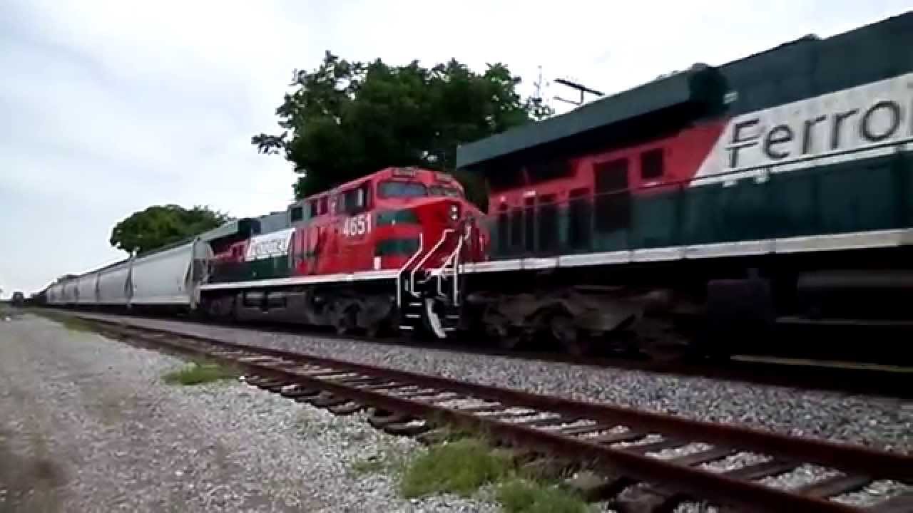 Ferromex Intermodal Altamira Frontera-04 FXE#4648 Pasando Por ...