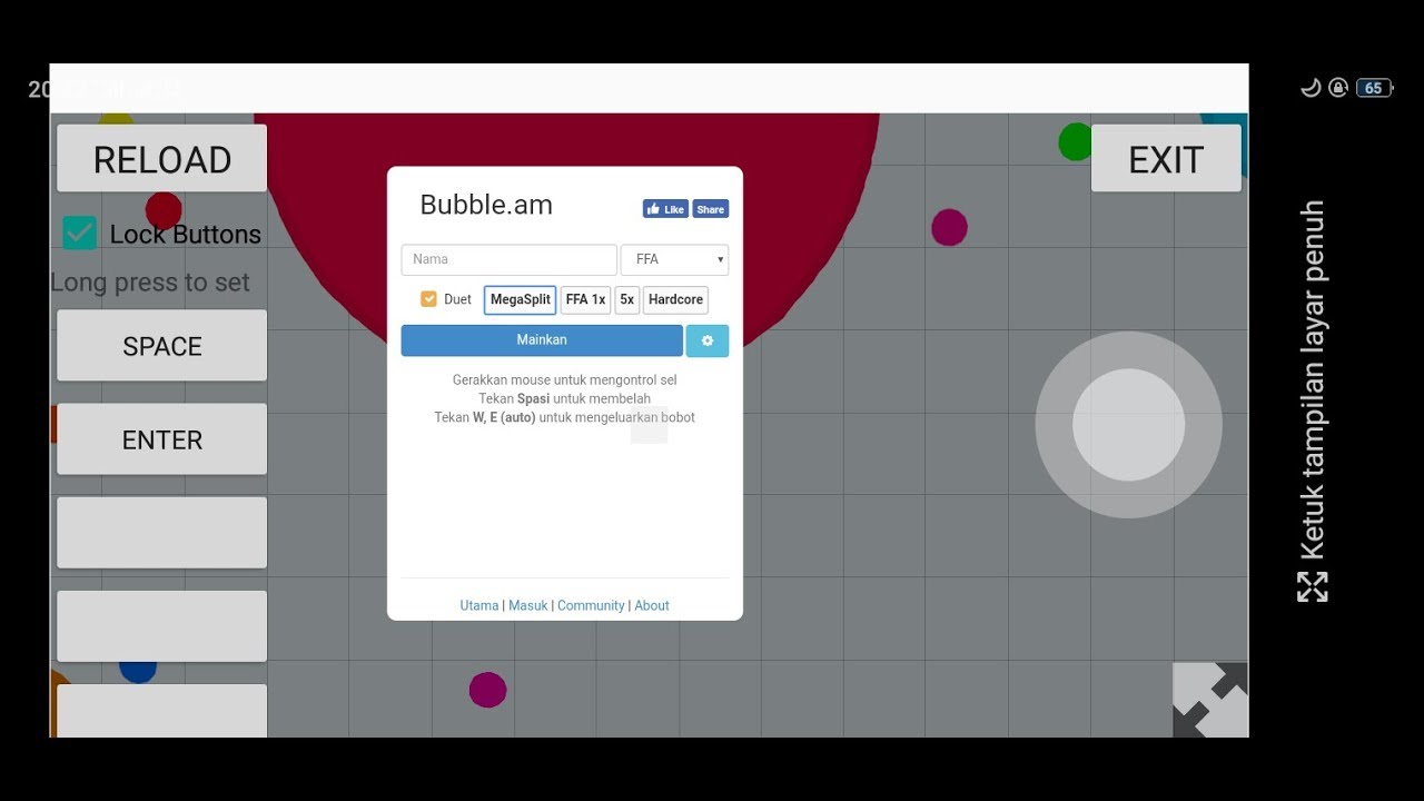 Cara Bermain Bubble.am di Handphone - YouTube
