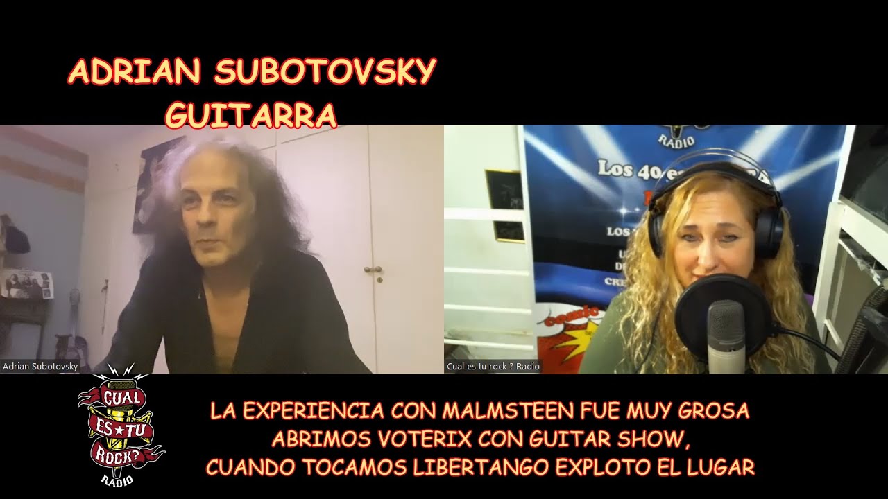 ADRIAN SUBOTOVSKY en CUAL ES TU ROCK ? #tango #metal #yumba - YouTube