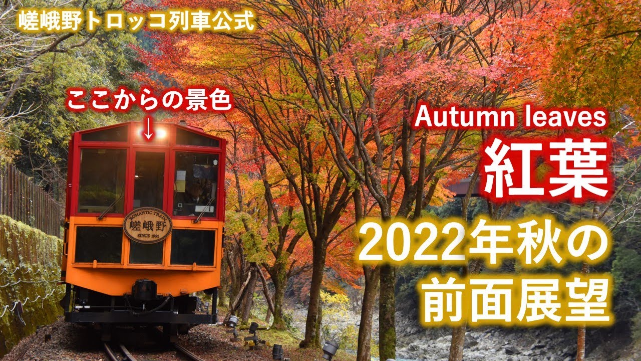 2022年秋 SK運転台からの前面展望動画 (The front view of Sagano Romantic Train in autumn, 2022) - YouTube