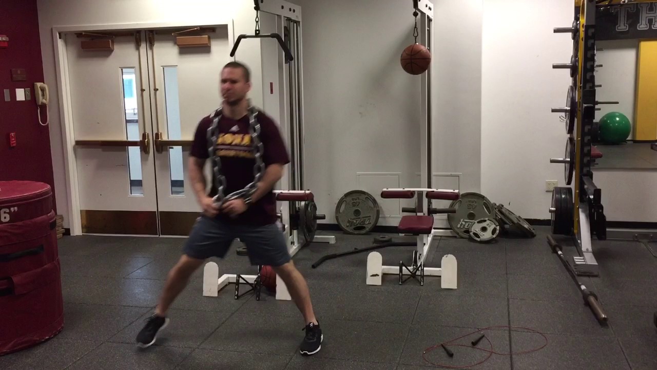 Chain Lateral Lunge - YouTube