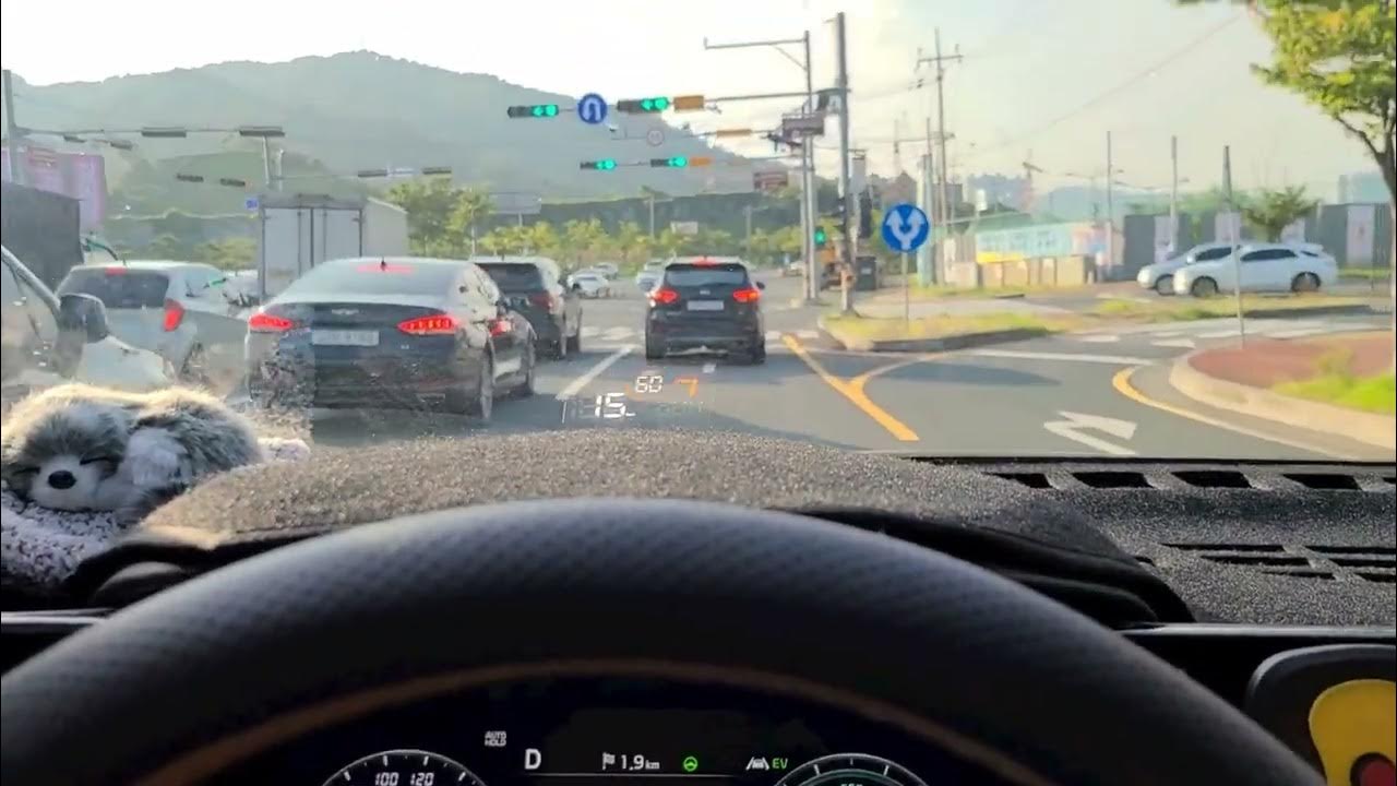 mq4 온유어뷰HUD M-can배선연결/속도경고/네비&계기판과속도비교 - YouTube