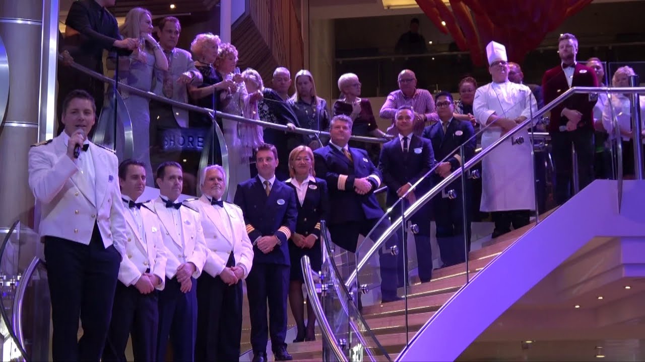 Ovation of the Seas: Captain's Welcome Aboard Reception - May 14th ...